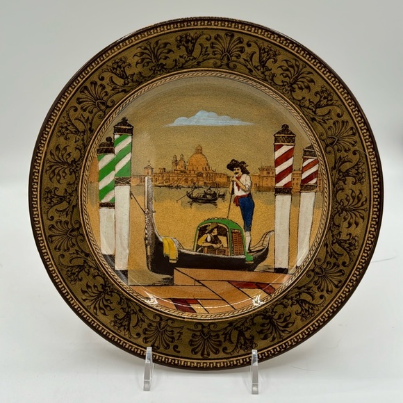 Royal Doulton | Accents | Antique Royal Doulton Gondola Plate | Poshmark